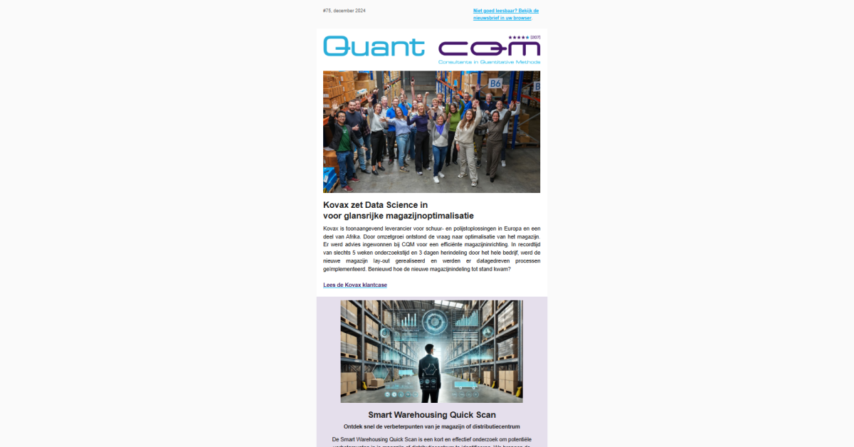 CQM - Quant 75 - Smart Warehousing